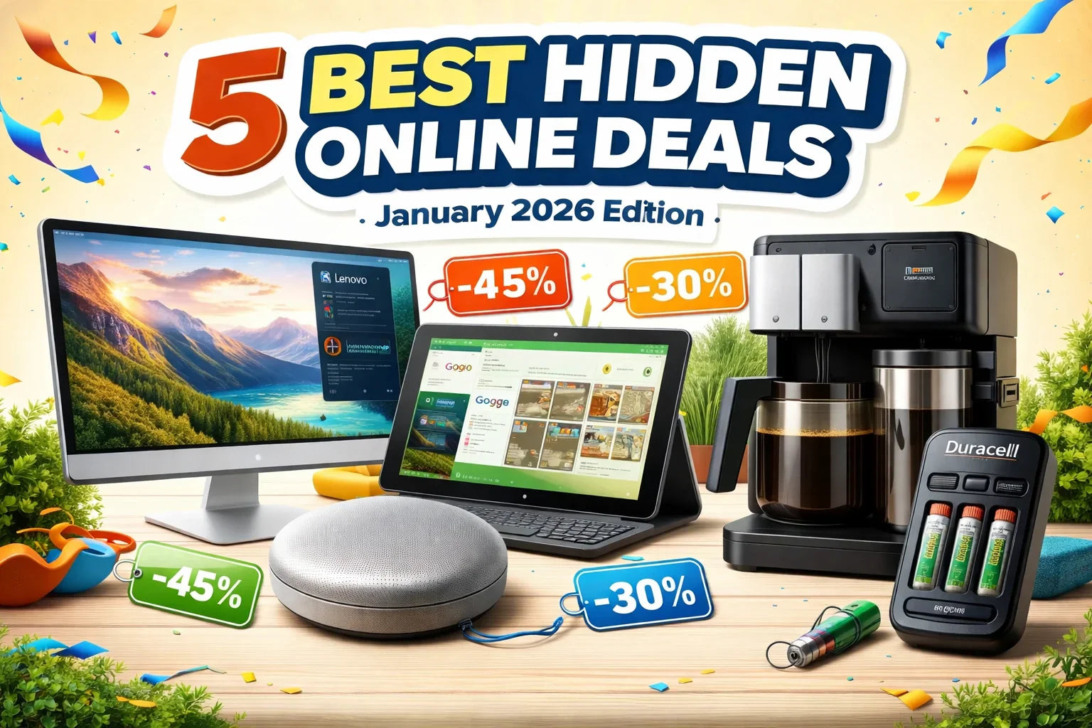 5 Best Hidden Online Deals: January 2026 Edition – MonsterDeals.io