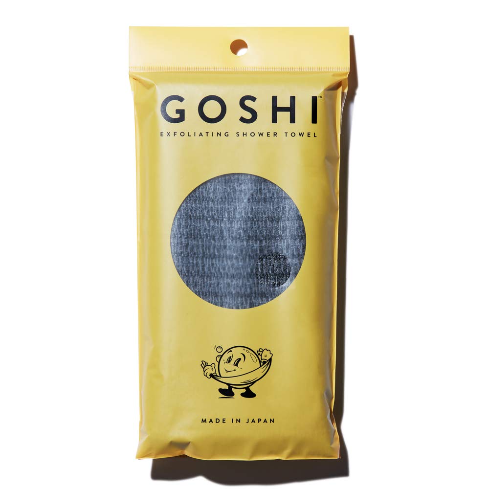 GOSHI Exfoliating Shower Towel - Rip-Resistant Exfoliating Washcloth f ...
