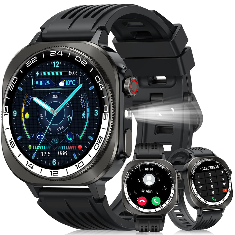 Smart Watch, 2025 AMOLED Screen 1.43" Smartwatch for Men Women (Answer ...