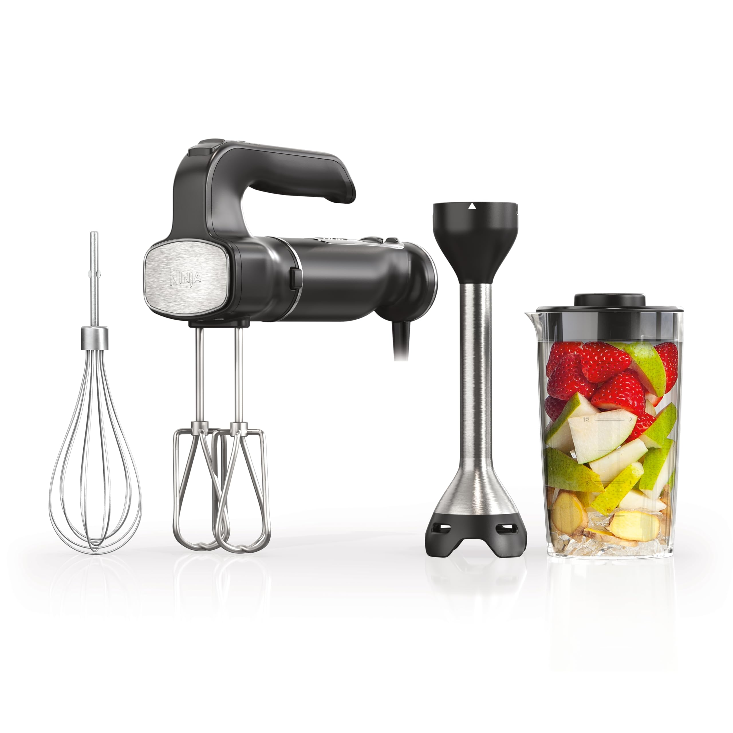 Ninja Hand Mixer, Immersion Blender, Foodi Power Mixer System, 750-Pea ...