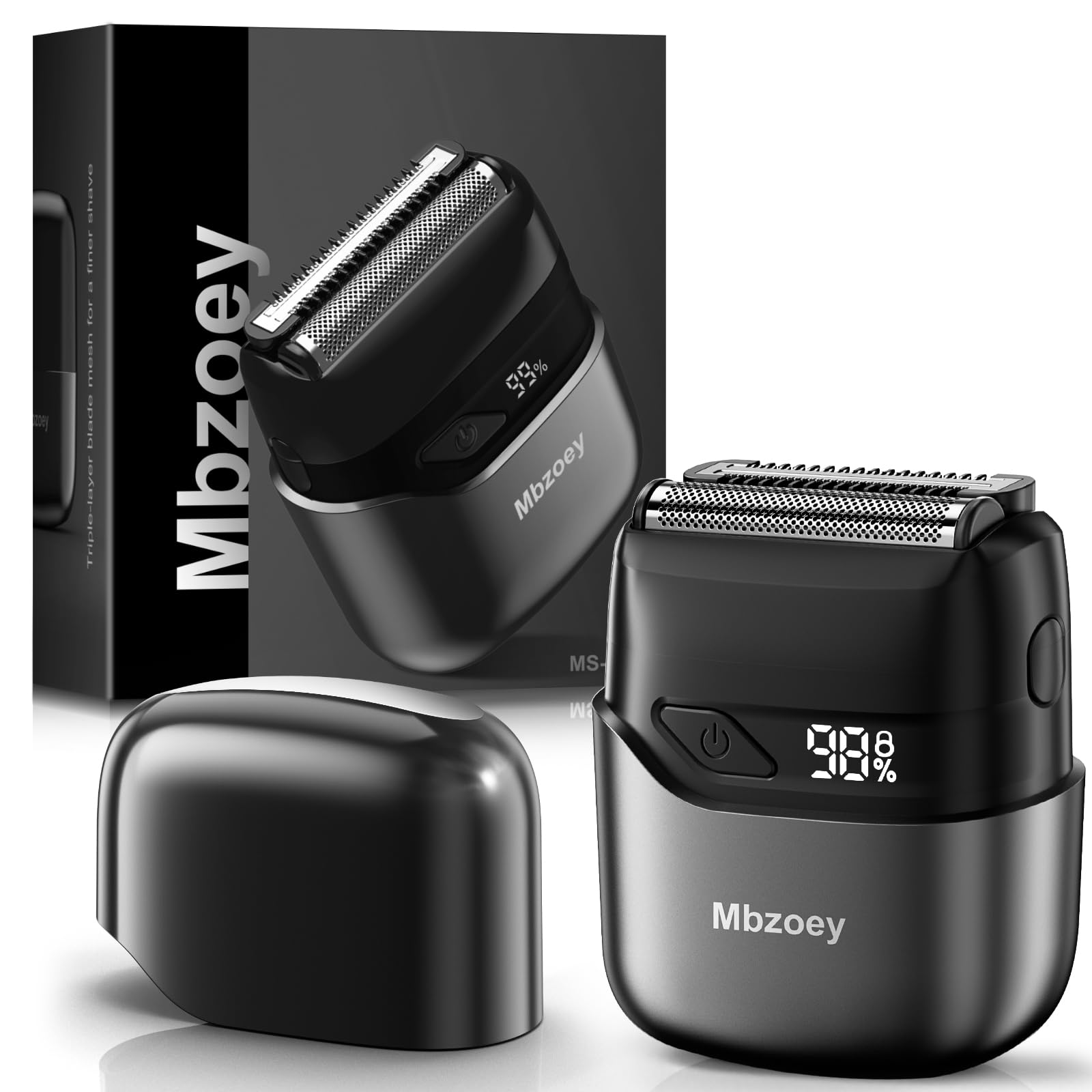 Electric Foil Shavers for Men, Mini Electric Razor, Compact Face Shave ...