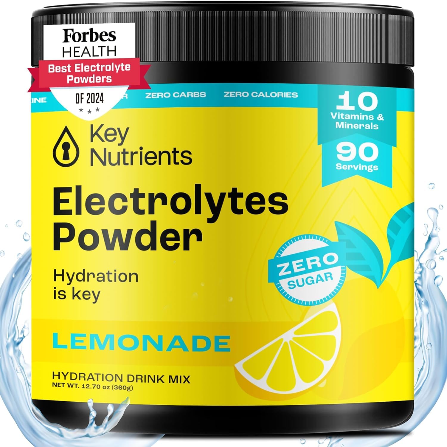 KEY NUTRIENTS Multivitamin Electrolytes Powder No Sugar - Refreshing L ...
