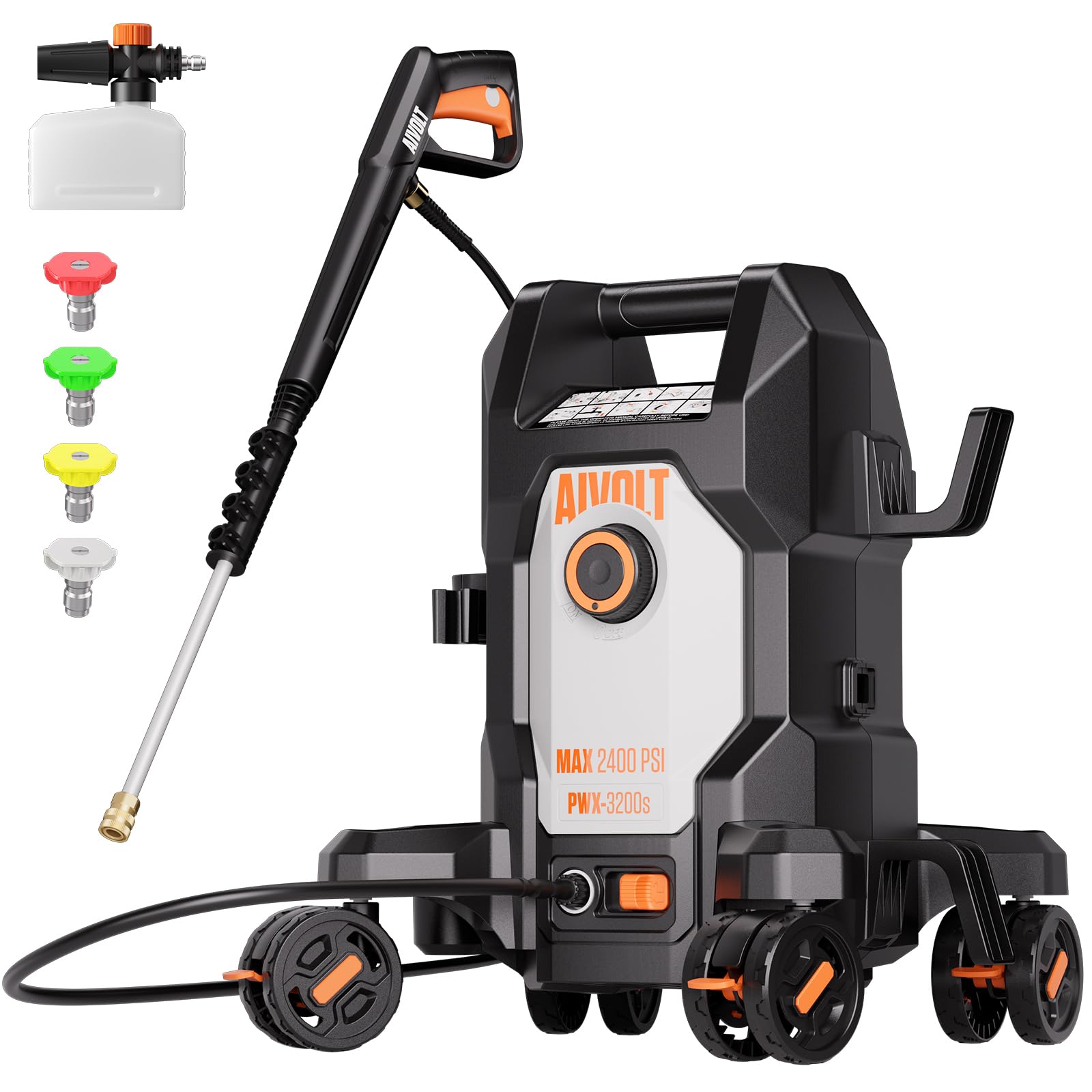 AIVOLT Electric Pressure Washer, Anti-Tipping Power Washer Surge Press ...