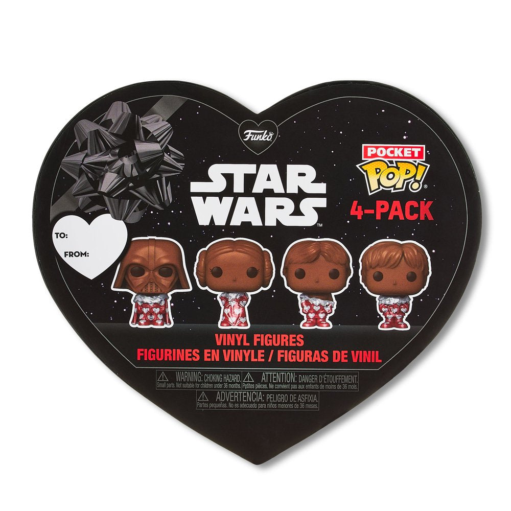 Funko Pocket POP: Star Wars Val Box 4-Pack (Chocolate) Vinyl Figures ...