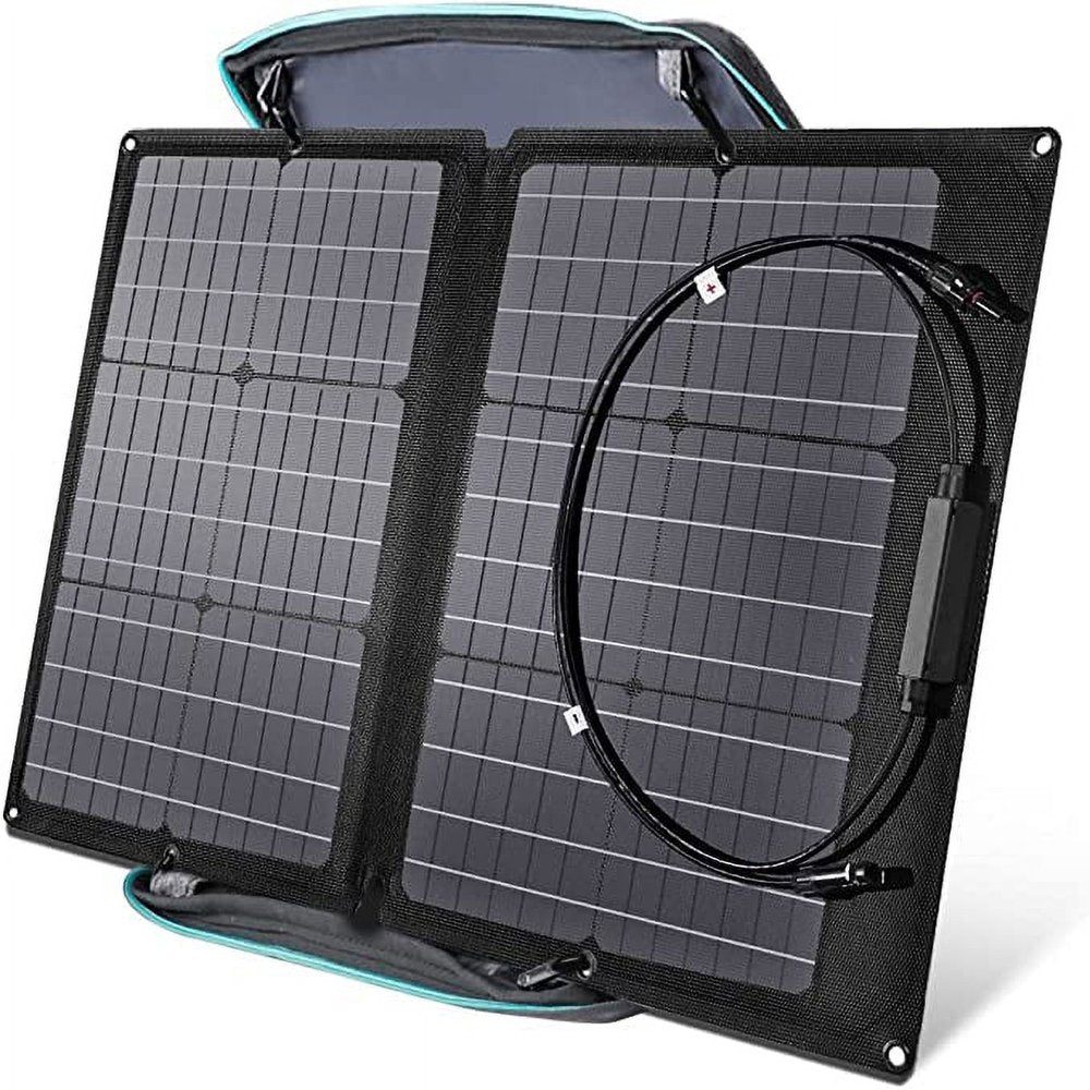 EcoFlow 60W Portable Solar Panel for Power Station, Foldable Solar Cha ...