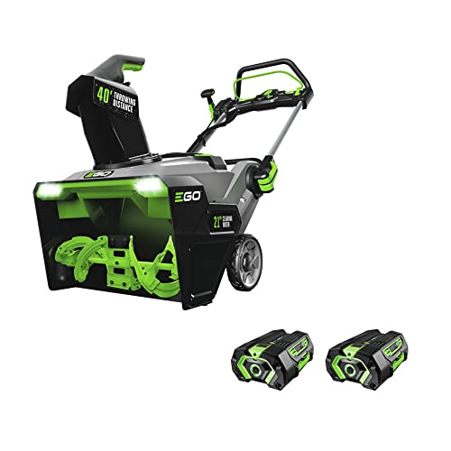 EGO Power+ SNT2112 21-Inch 56-Volt Lithium-Ion Cordless Snow Blower wi ...