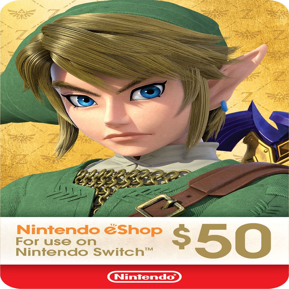 Nintendo eShop $50 Gift Card - Nintendo Switch [Digital] – MonsterDeals.io