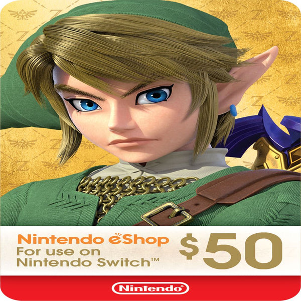 Nintendo eShop $50 Gift Card - Nintendo Switch [Digital] – MonsterDeals.io