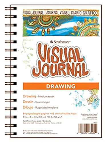 Strathmore Visual Journal Drawing 5.5"X8"-42 Sheets -460500 ...