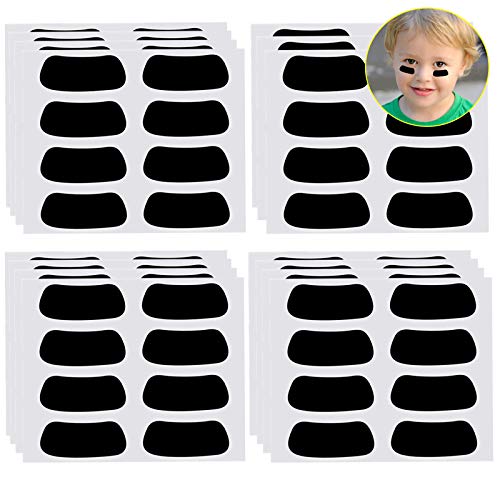 60 Pairs Eye Black Stickers for Kids Customizable Sports Face Eyeblack ...