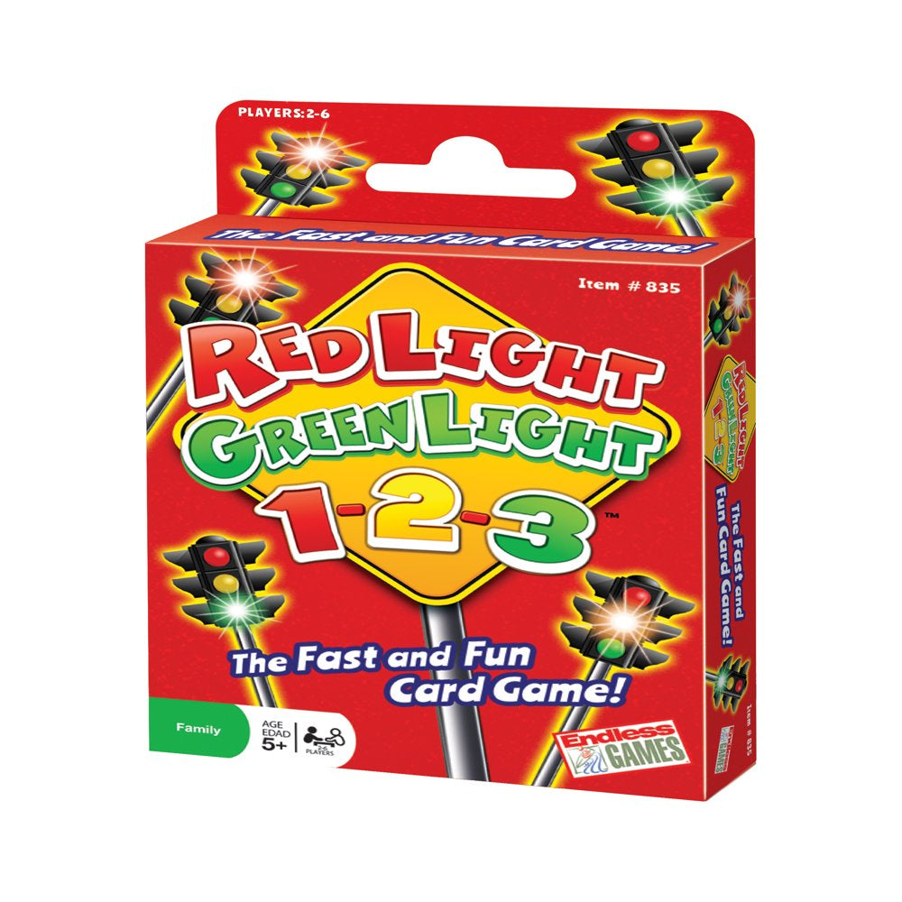 Red Light Green Light, 1-2-3 the Fast and Fun Card Game, Children Ages ...