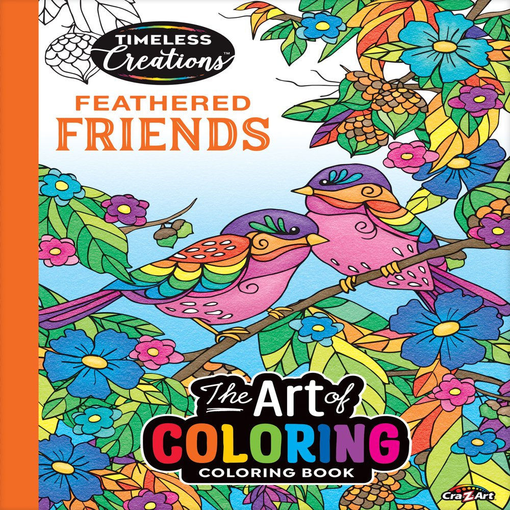 Cra-Z-Art Timeless Creations, Feathered Friends New Adult Coloring Boo ...