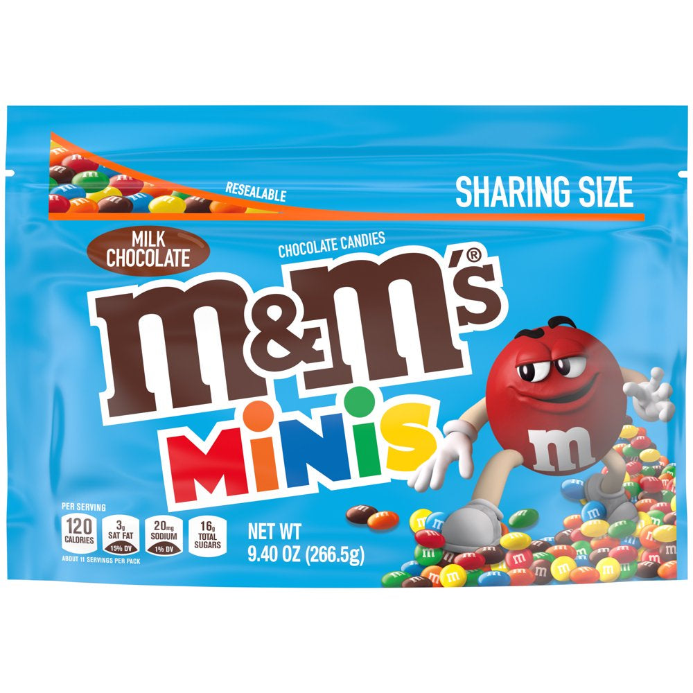 M&M's Minis Milk Chocolate Candy, Sharing Size - 9.4 oz – MonsterDeals.io