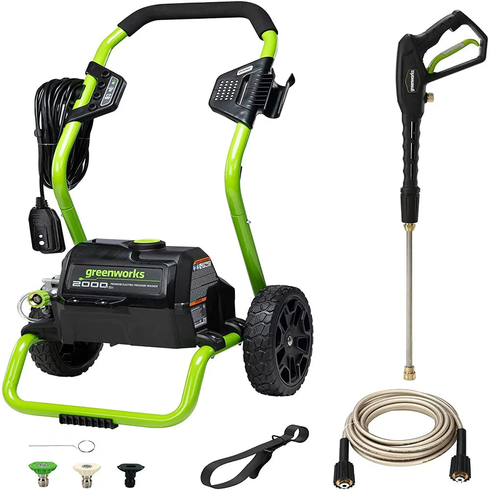 Greenworks 2000 PSI 1.1 GPM Cold Water Electric Pressure Washer ...