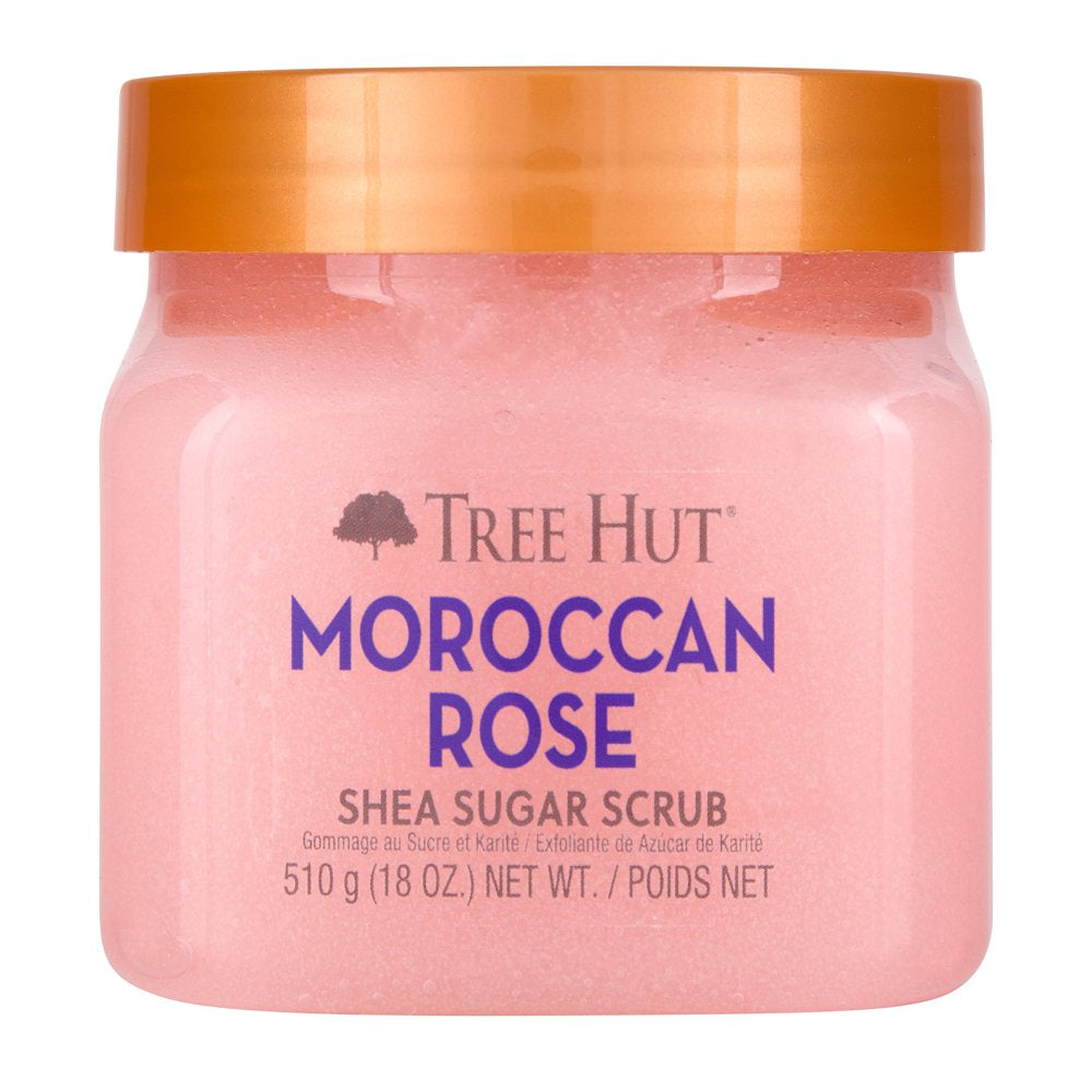 Tree Hut Moroccan Rose Shea Sugar Exfoliating and Hydrating Body Scrub ...
