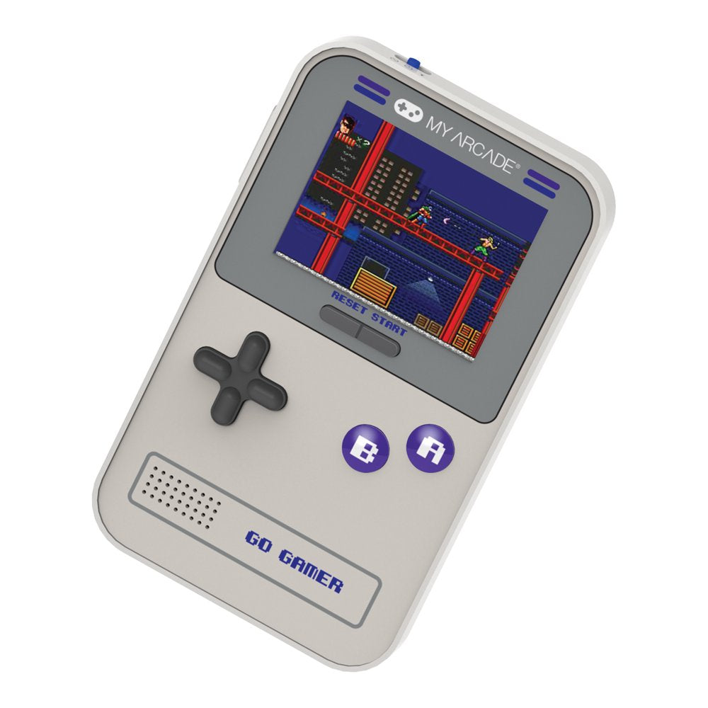 Go Gamer Classic 300-in-1 Handheld Video Game System (Gray and Purple ...