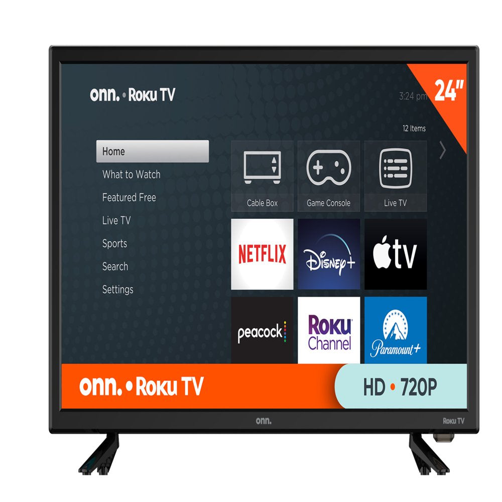 onn. 24” Class HD (720P) LED Roku Smart TV (100012590) – MonsterDeals.io